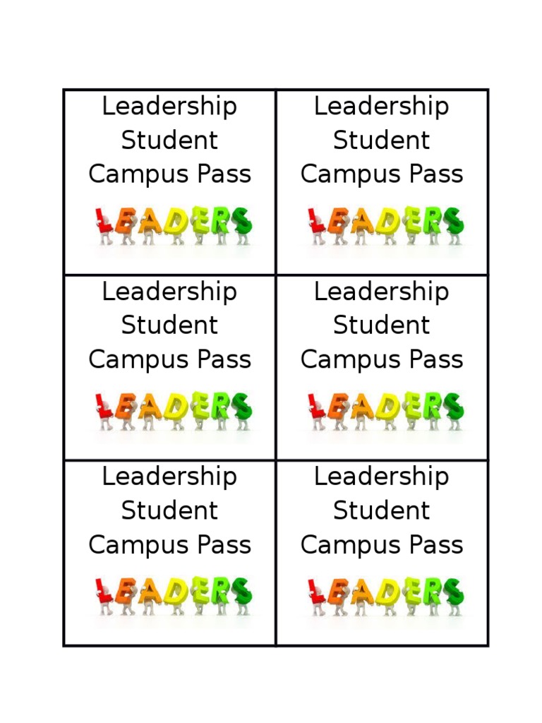 School Passes | PDF