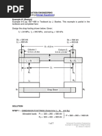 Trapezoidal Combined Footing Design Guide | PDF | Rectangle | Column