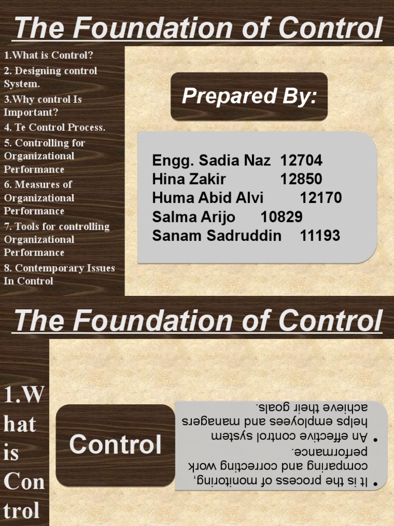 Understanding Control Systems in Organizations | PDF | Business ...