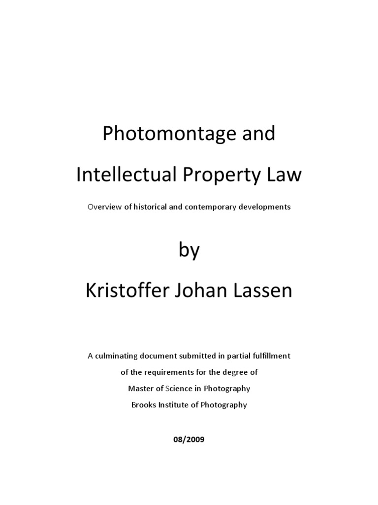 Derivative Works and Fair Use - Historical Overview of Copyright Law ...