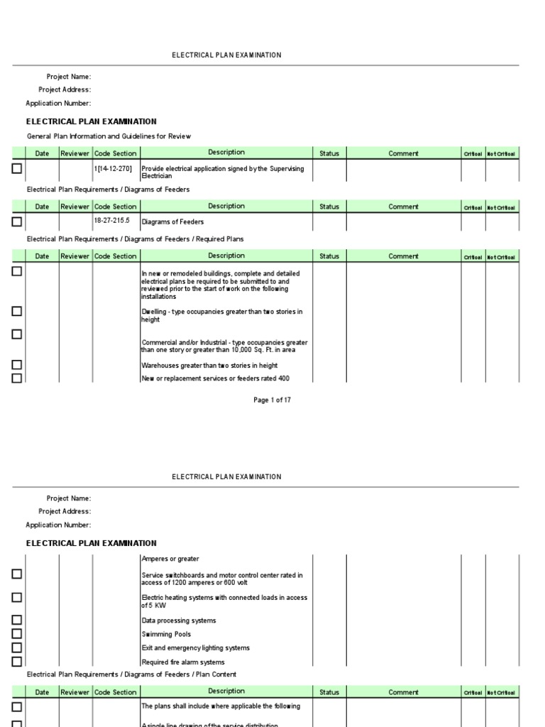 Checklist Electrical | PDF | Lighting | Electricity