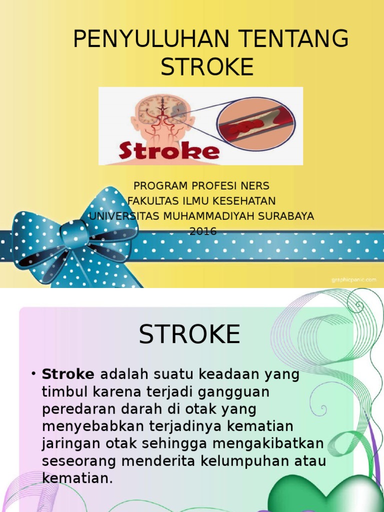 Penyuluhan Stroke | PDF