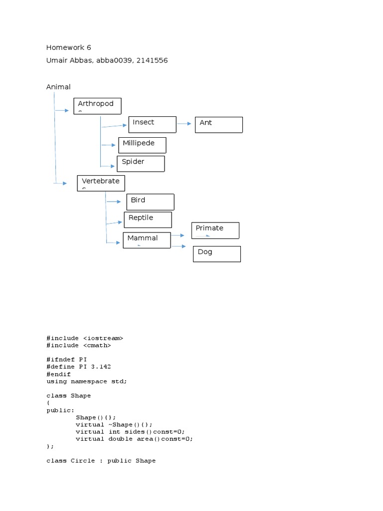 Shape Class and Subclasses Implementation | PDF | Teaching Methods ...