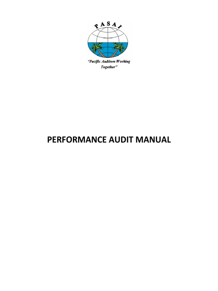 Performance Audit Manual Overview | PDF | Financial Audit | Audit