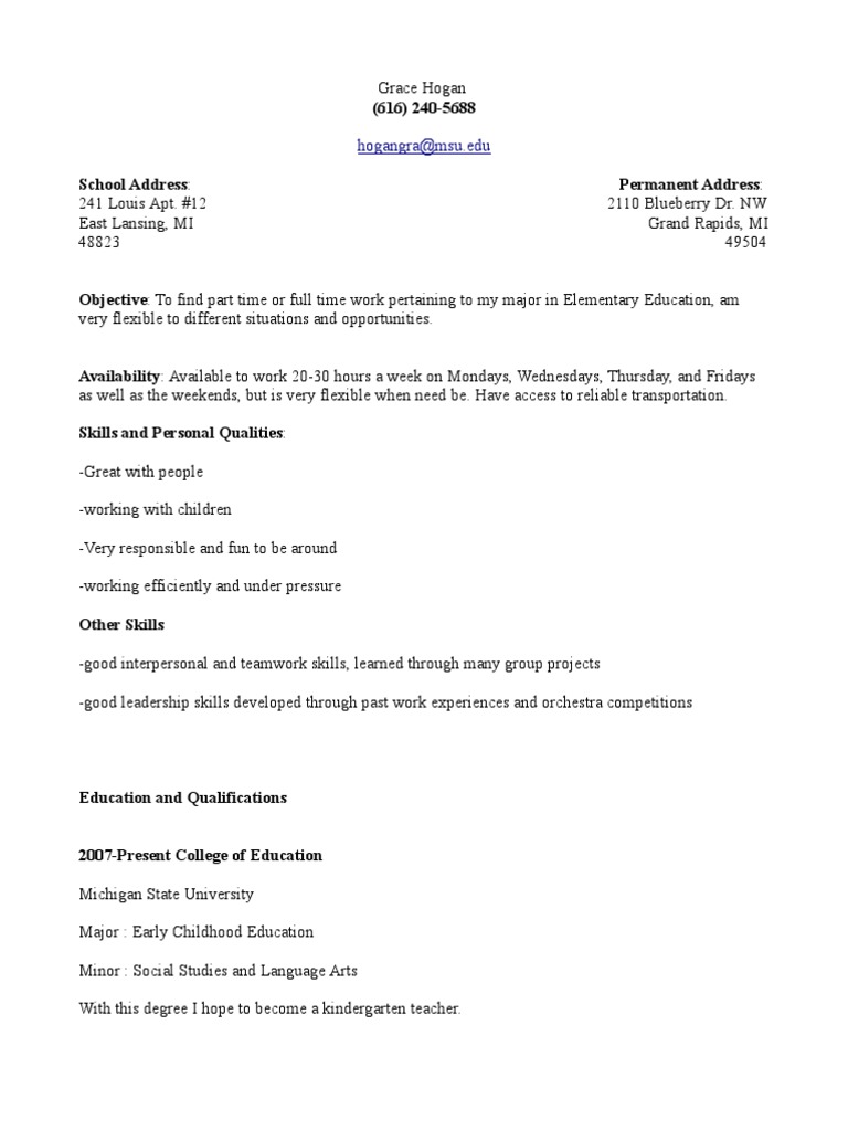 Resume Final | PDF | Behavior Modification | Cognition