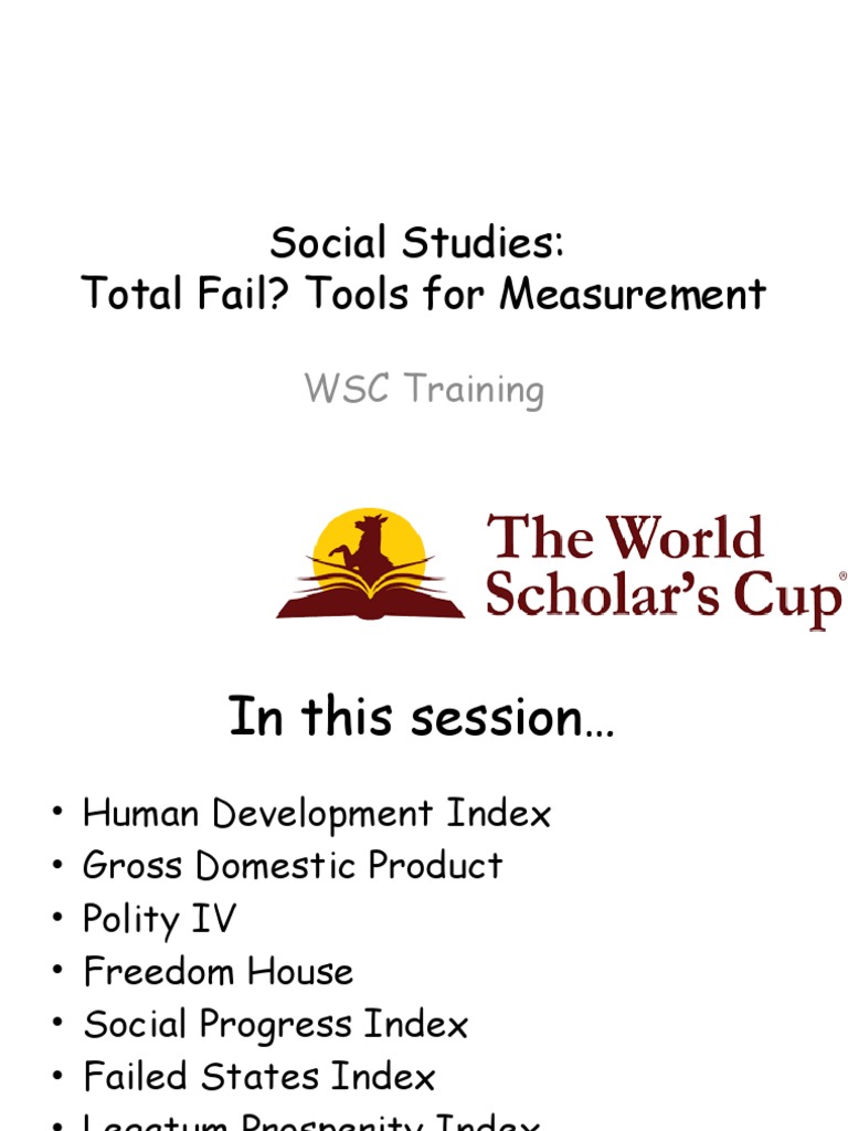 Measuring Societal Progress and Stability: A Review of Key Global ...