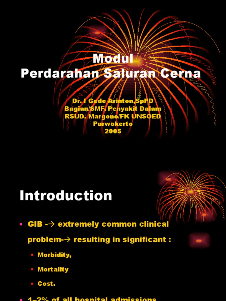 Modul Perdarahan Saluran Cerna | PDF | Peptic Ulcer | Nonsteroidal Anti Inflammatory Drug