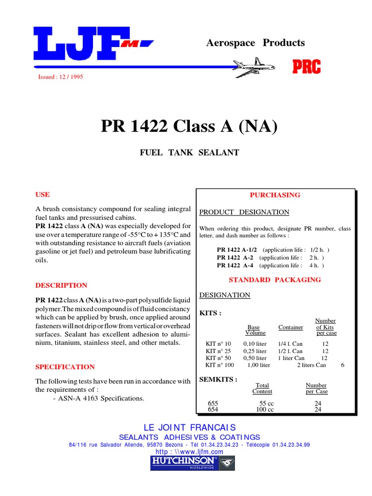 PR 1422 An | PDF | Solvent | Titanium