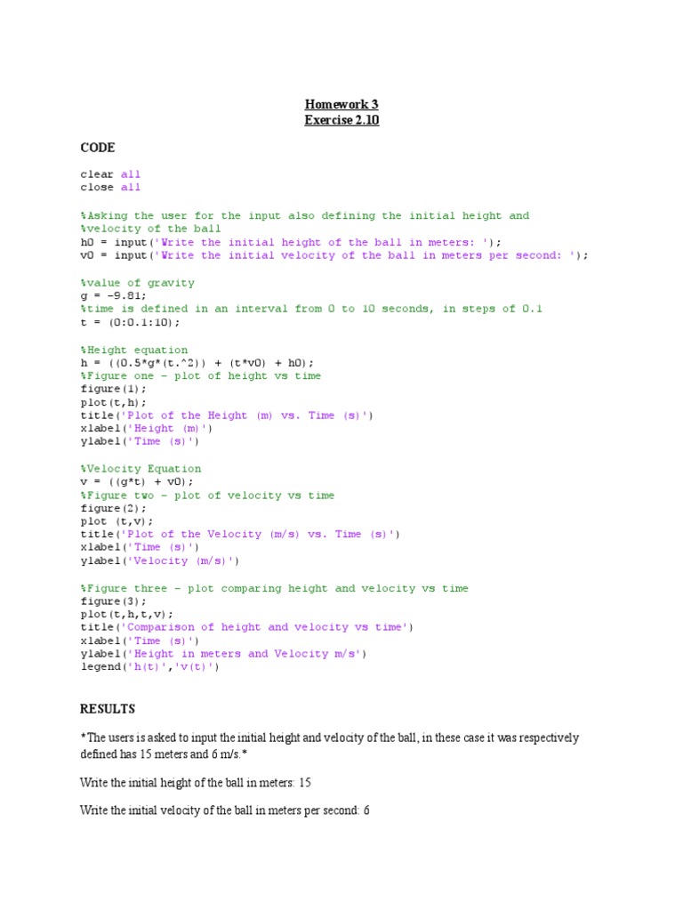 Chapter 2 Solution - Matlab Programming With Applications For Engineers ...