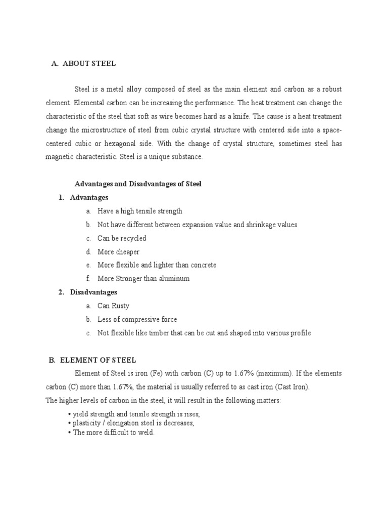 About Steel | PDF | Ductility | Steel