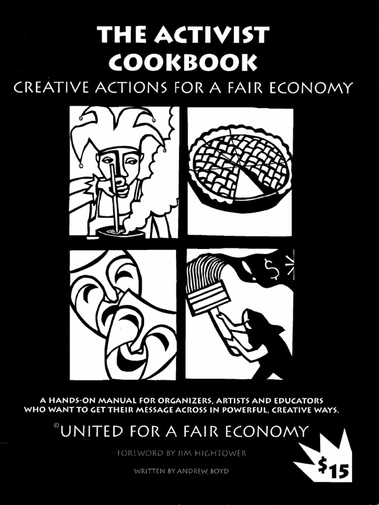 United For A Fair Economy - The Activist Cookbook - Creative Actions ...
