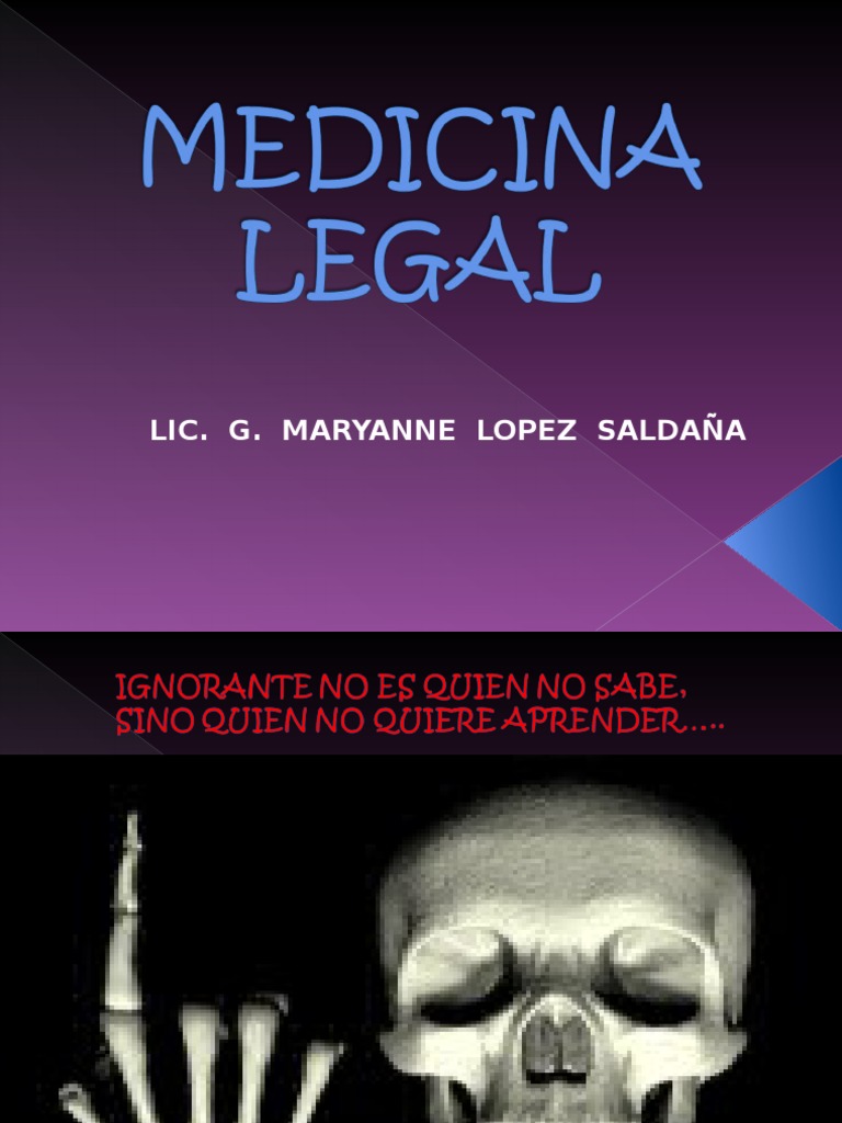 Medicina Legal y Fotografía Forense | PDF | Muerte | Términos ...