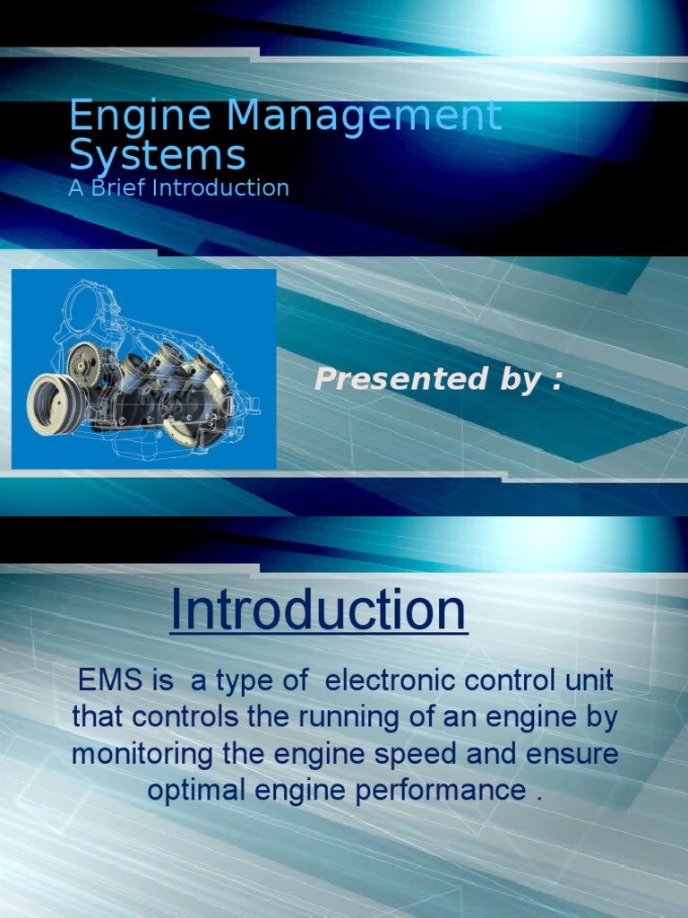Engine Management Systems | PDF | Internal Combustion Engine | Throttle
