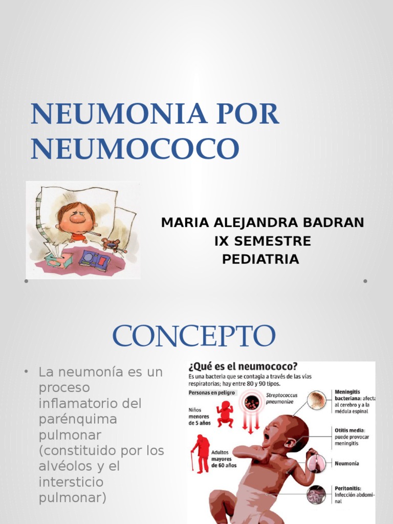 Neumonia Por Neumococo | PDF | Microbiología | Inmunología