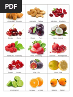 Memorama de Frutas Y Verduras | PDF