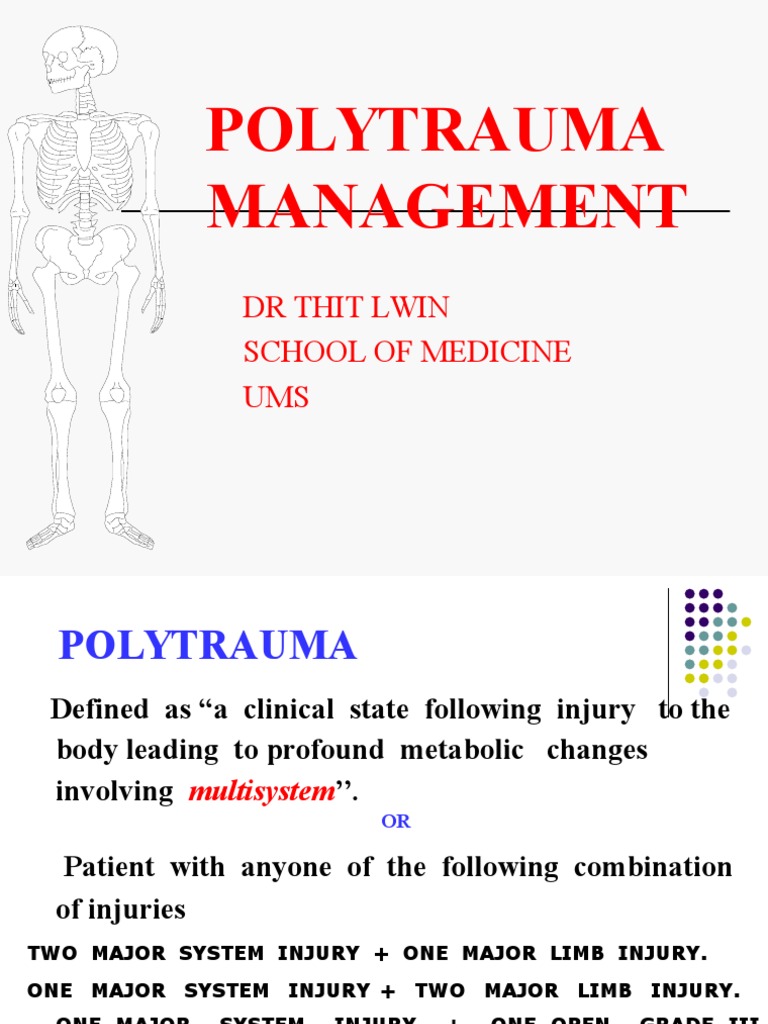 Polytrauma Management | PDF | Inflammation | Spinal Cord Injury