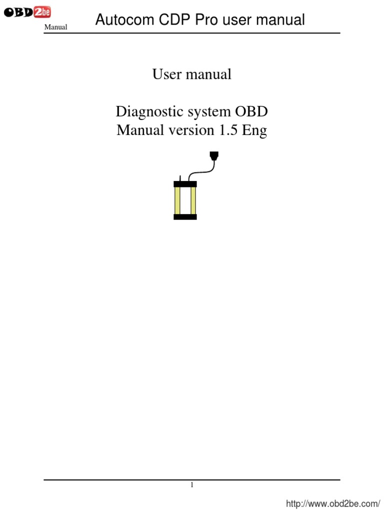 Autocom CDP Pro User Manual Eng | PDF | Computing | Software
