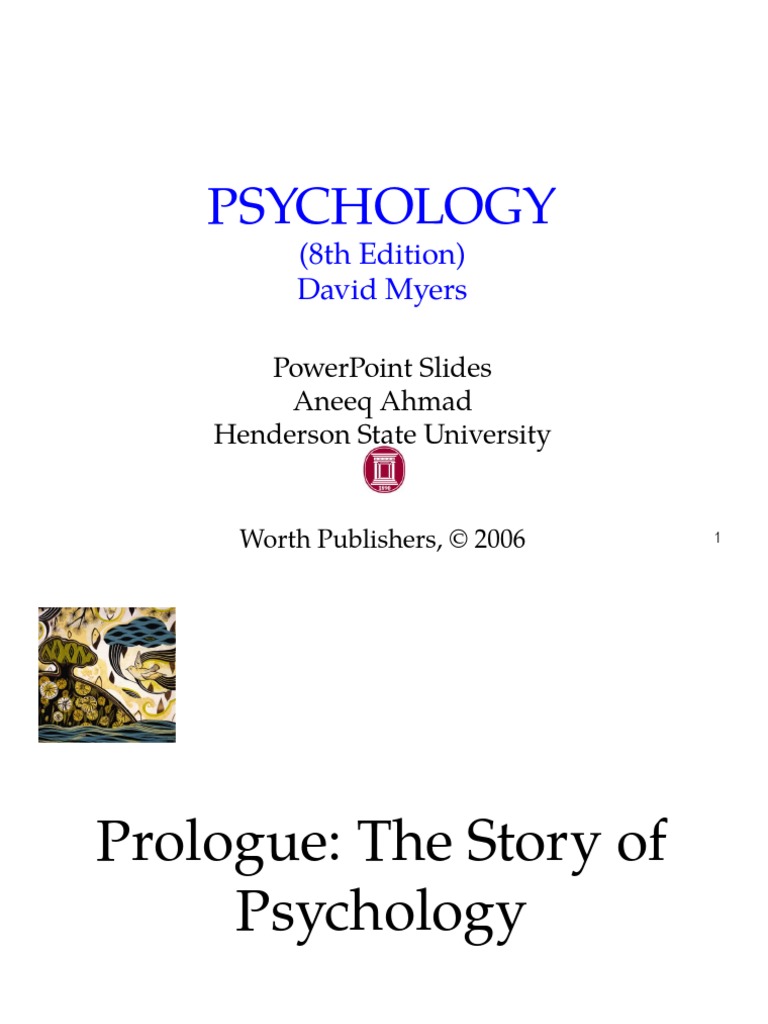 Psychology: (8th Edition) David Myers | PDF | Clinical Psychology ...