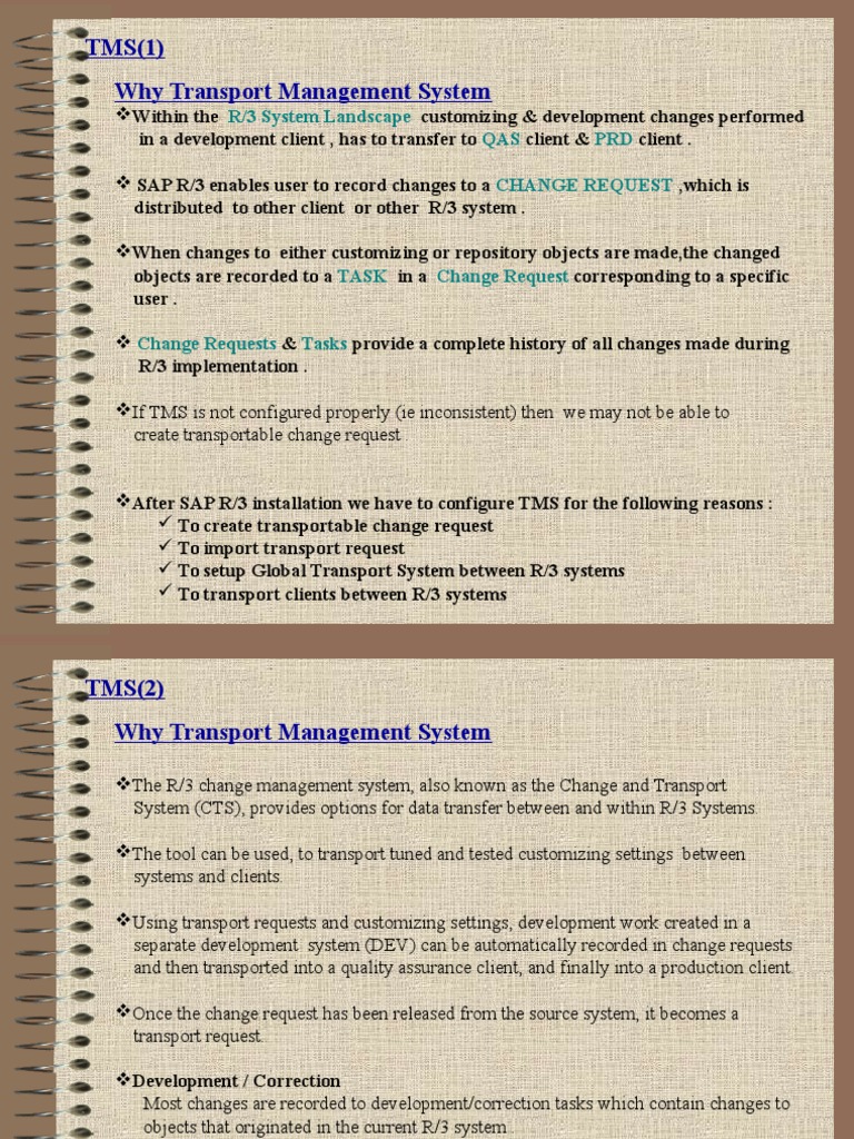 Sap Erdc STMS | PDF | Operating System | Directory (Computing)