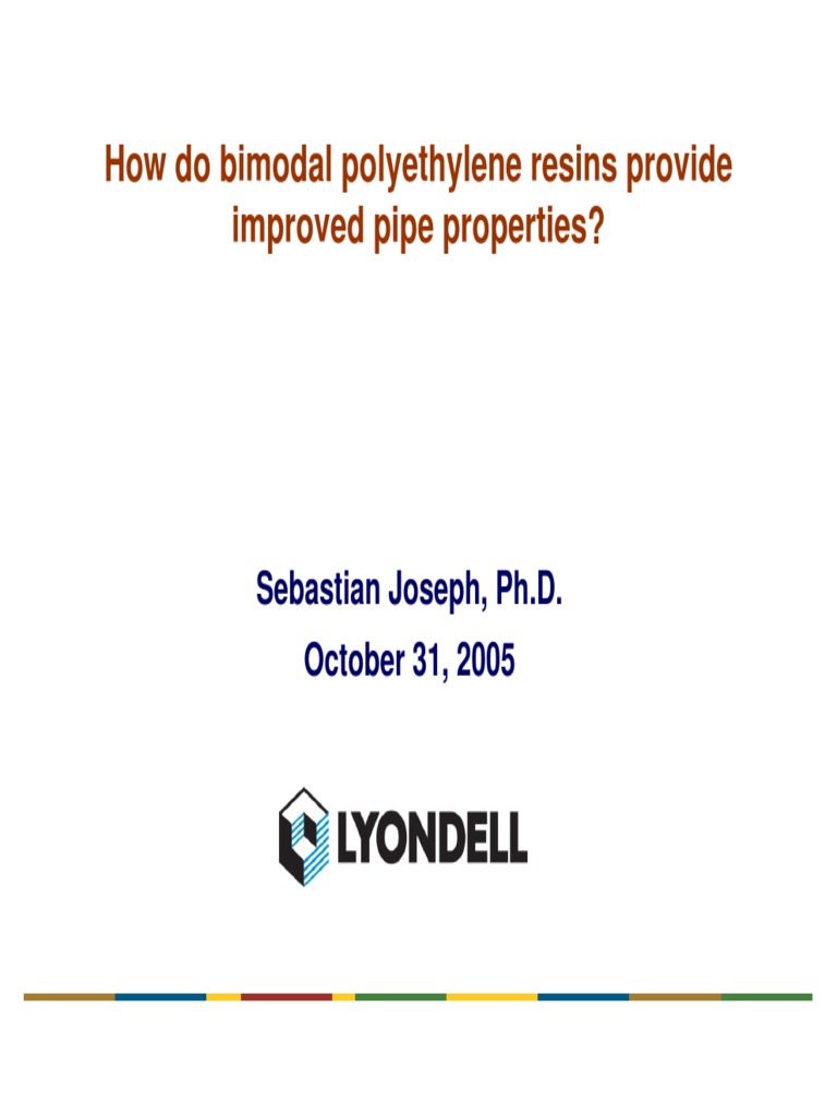 Bimodal Polyethylene | PDF | Polyethylene | Polymers
