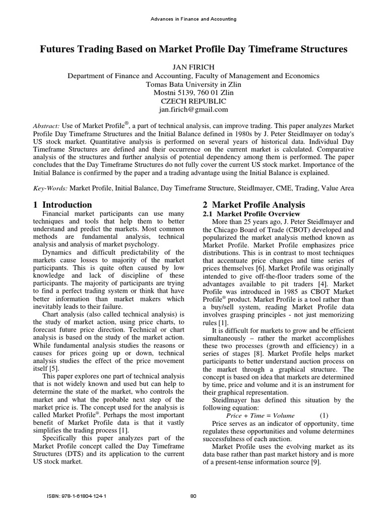 Market Profile Day Types Research | PDF | Technical Analysis ...