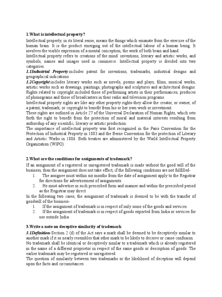 Ipr Notes | PDF | Patent | Glossary Of Patent Law Terms