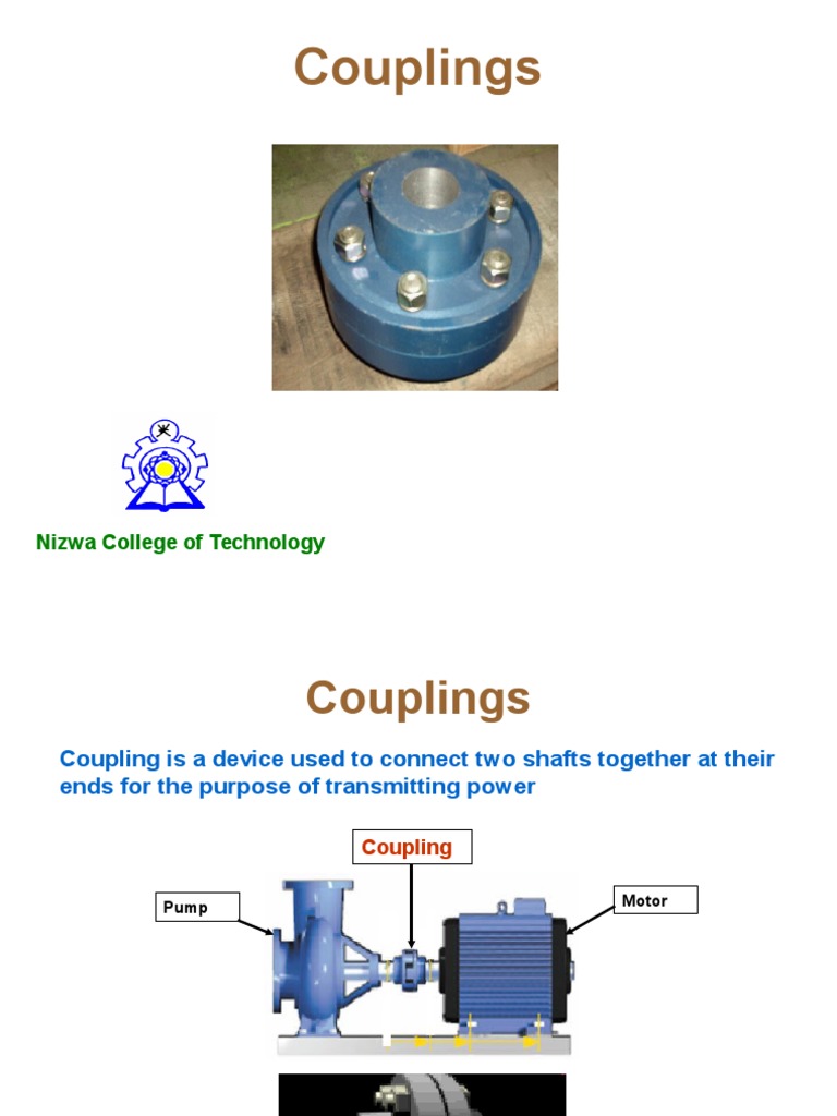 Couplings: Nizwa College of Technology | PDF | Applied And ...