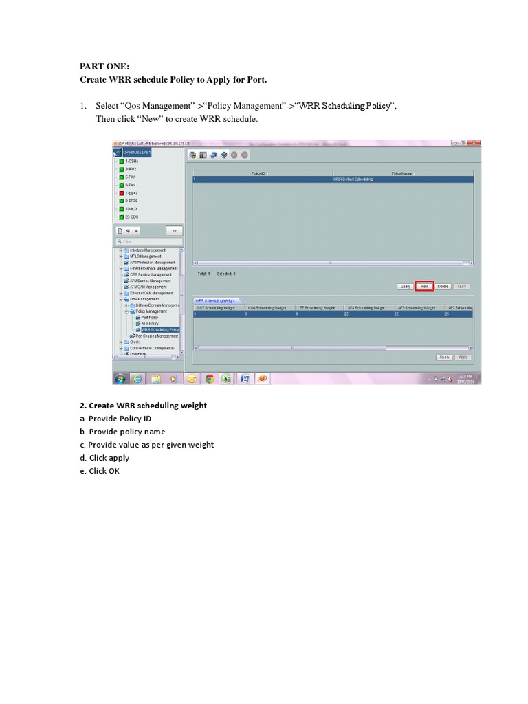 Qos Configuration Guideline For RTN MW Link | PDF | Data Transmission ...