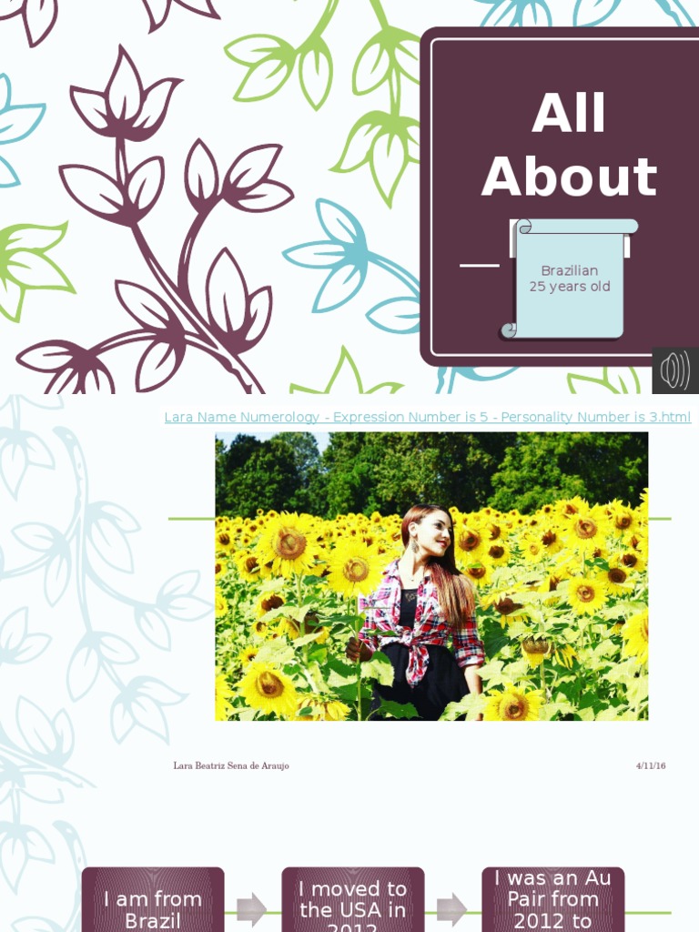 All About Me - Csit 101 1 | PDF | Social Science | Wellness