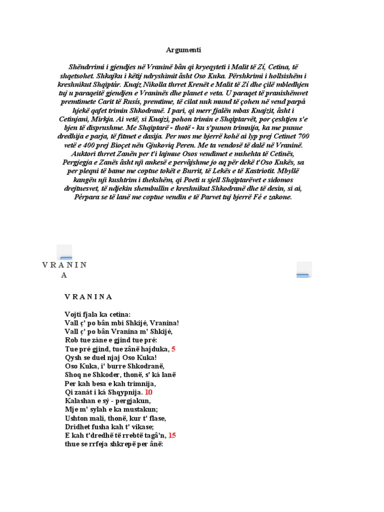 IV Vranina | PDF