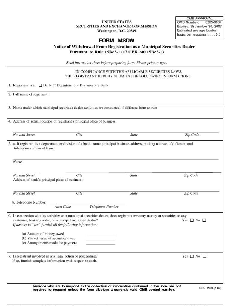 Form MSD Form MSD Form MSD Form MSD Form MSDW W W W W | PDF | Municipal ...