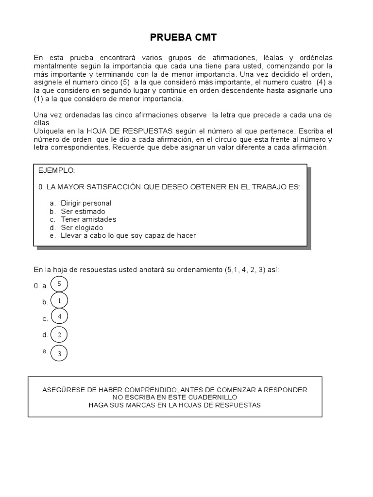 Prueba Cmt-Nuevo | PDF