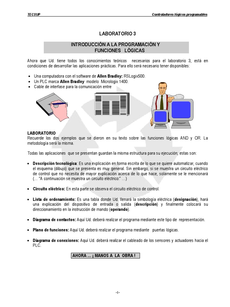 Lab3 PLC | Descargar gratis PDF | Controlador lógico programable | Ingeniería de Sistemas
