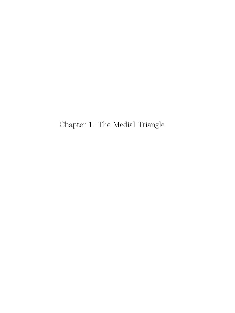 1.medial Triangle | PDF