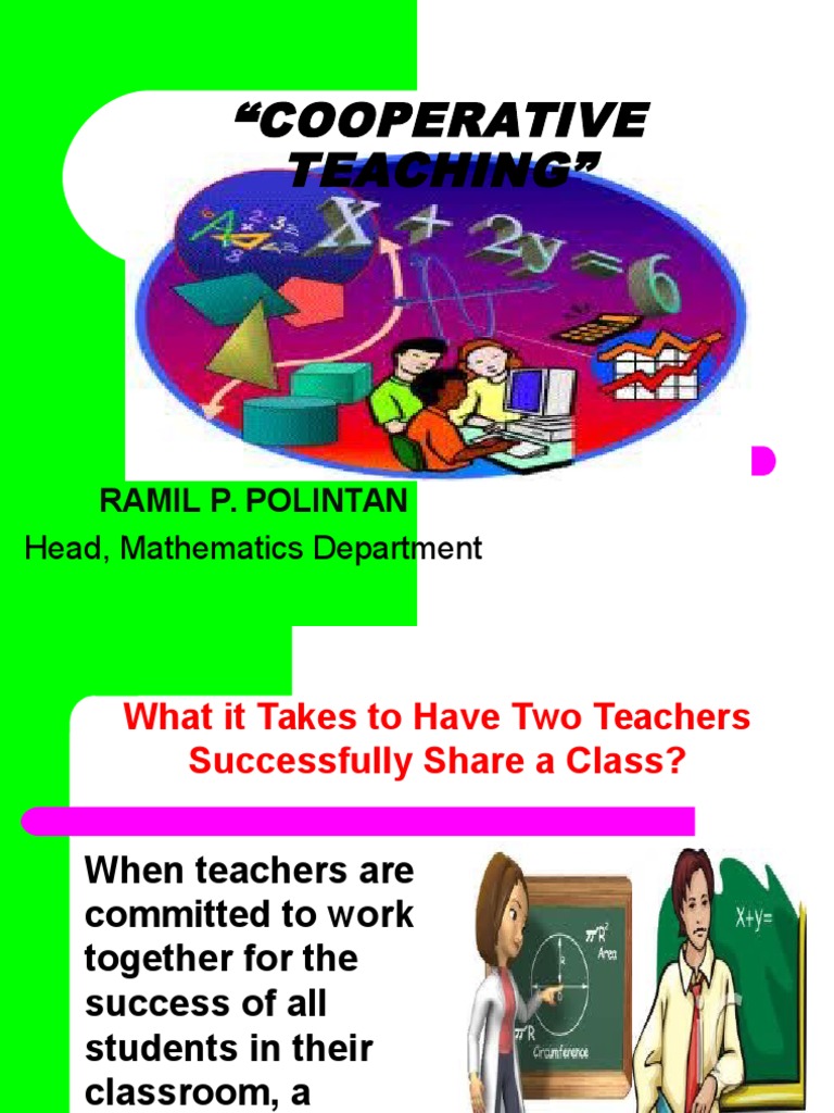 Cooperativeteaching 121116194405 Phpapp02 | PDF | Inclusion (Education ...