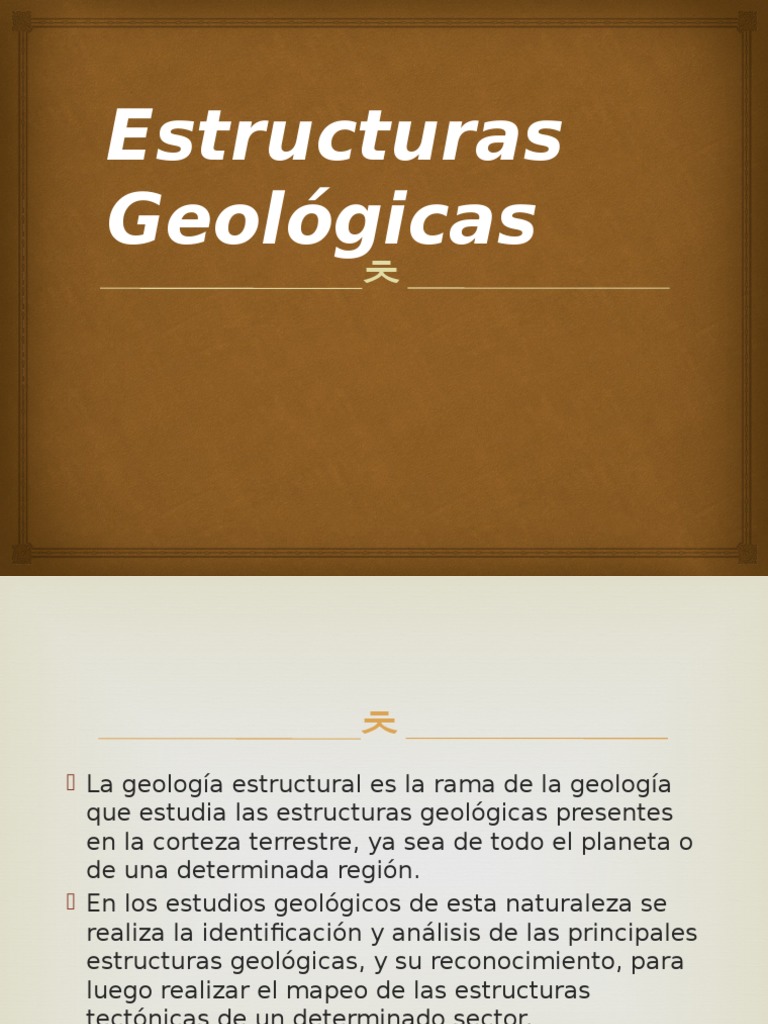 Estructuras geológicas: Pliegues y fallas | PDF | Falla (geología ...
