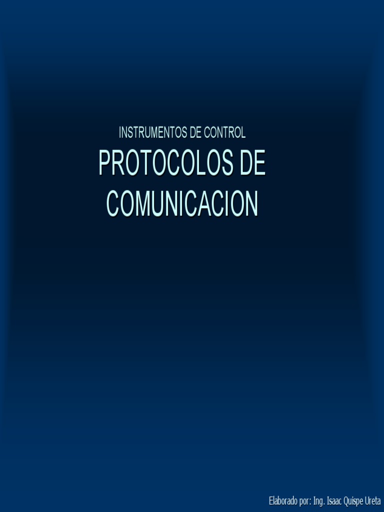 113 Protocolos de Comunicacion | PDF | Señal analoga | Señal digital