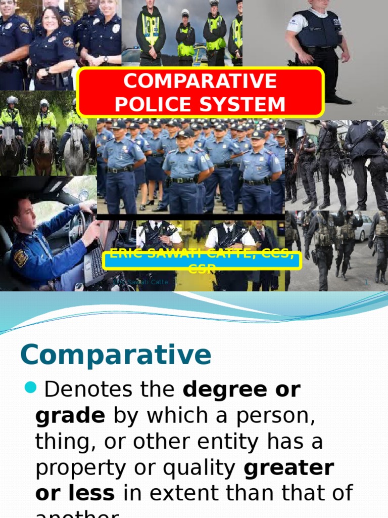 Comparative Analysis of Police Systems | PDF