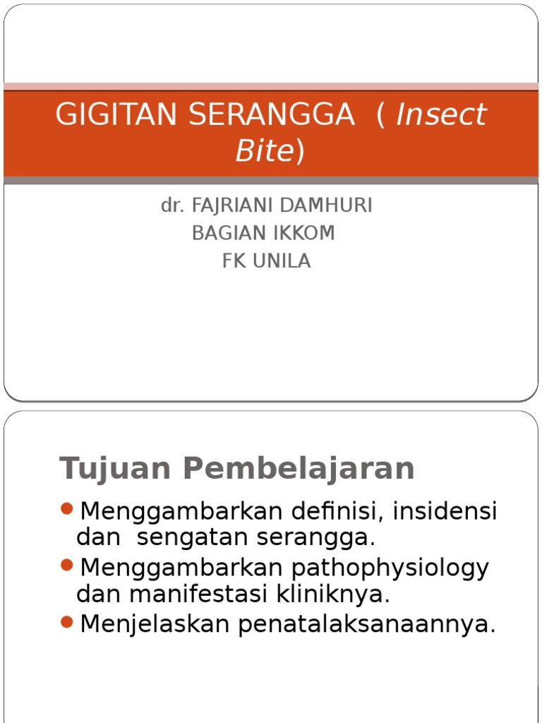 Gigitan Serangga | PDF