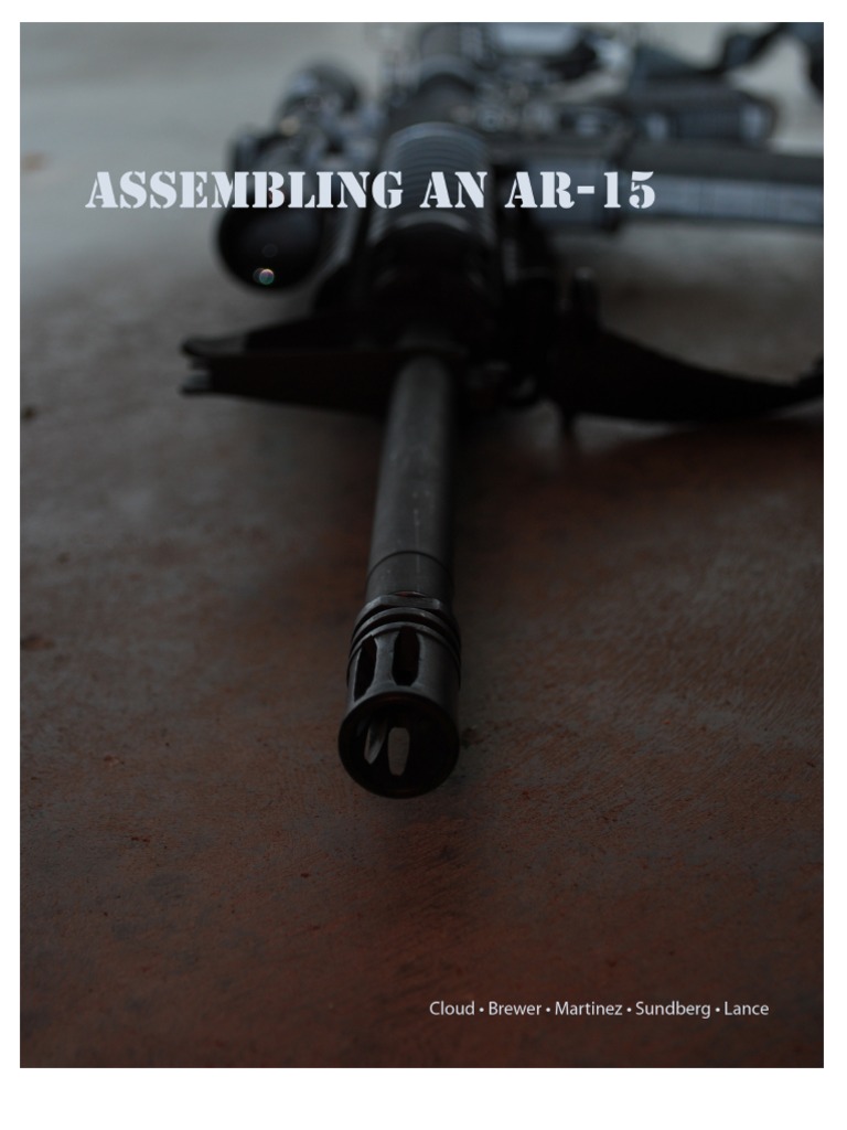 How To Assemble An AR-15 | PDF | Trigger (Firearms) | Nut (Hardware)