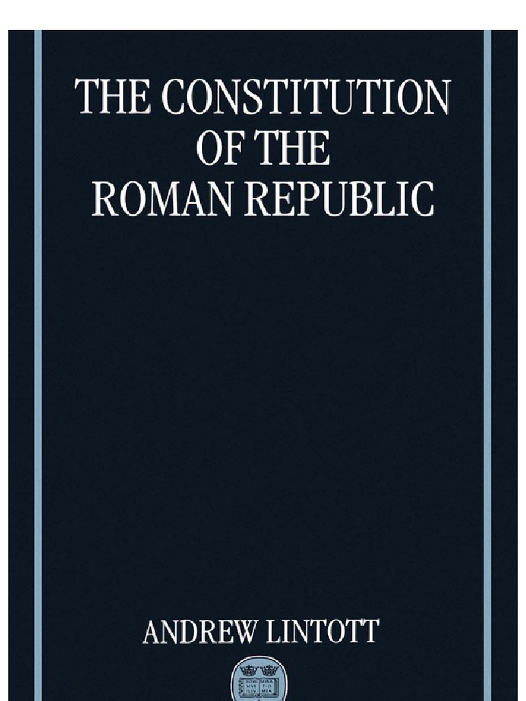 The Constitution of The Roman Republic | PDF