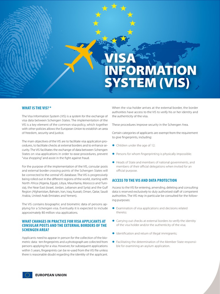 Visa Information System (Vis) : What Is The Vis? | Download Free PDF ...