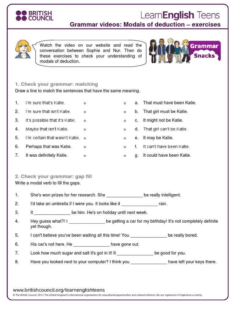 Modals of Deduction Exercises Guide | PDF