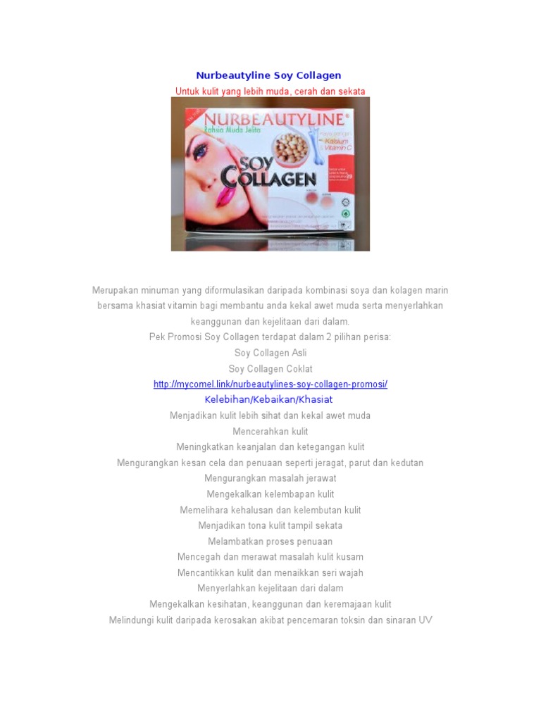 Nurbeautyline Soy Collagen | PDF