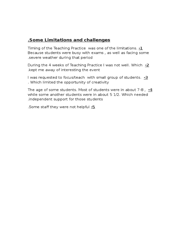Teaching Practice Challenges | PDF