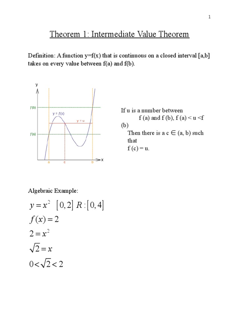 Calculus Note | PDF | Maxima And Minima | Continuous Function