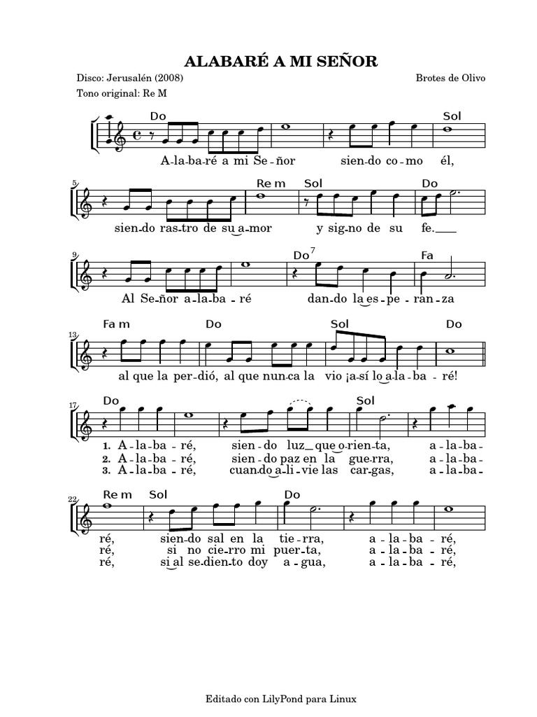 Alabare a Mi Senor S