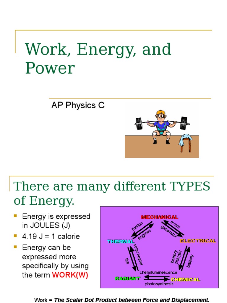 14AP Physics C - Work and Energy | PDF | Euclidean Vector | Force