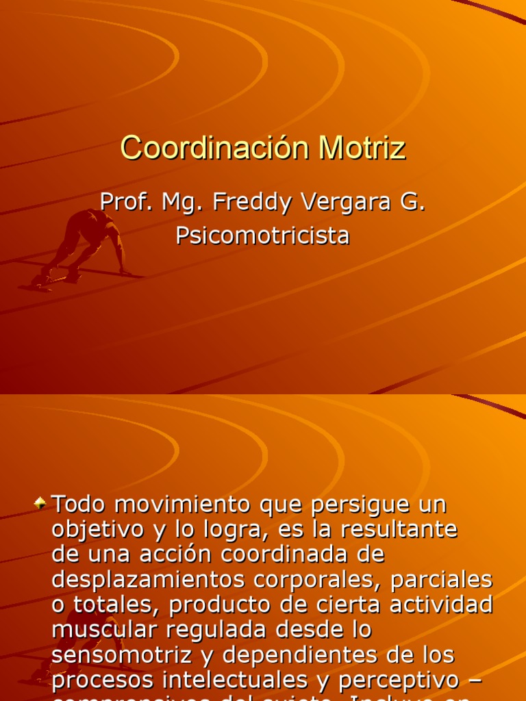 Coordinación Motriz