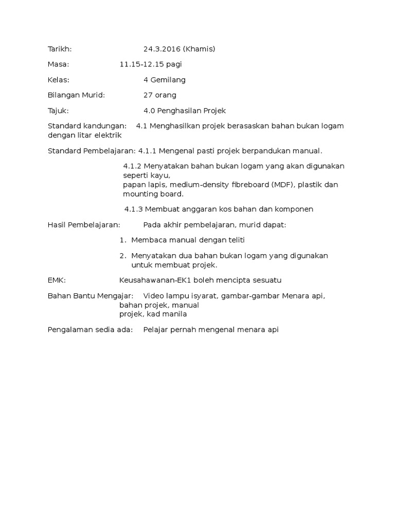 RPH Menara API | PDF